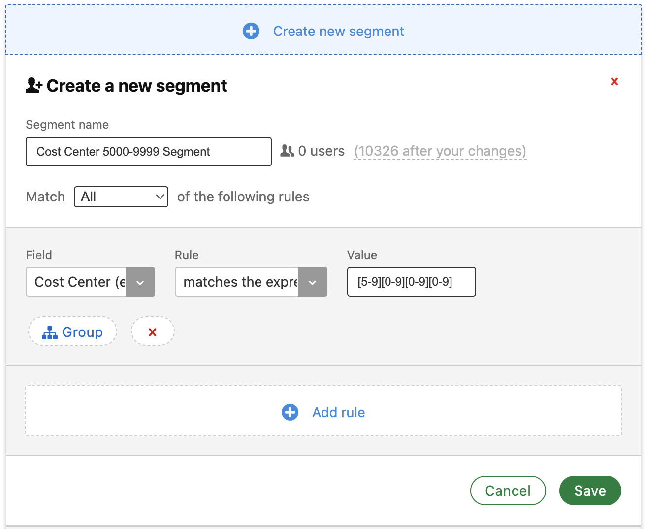 Segmentation Using Numerical Ranges Rg Help Center 4300